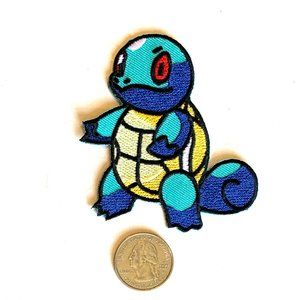 Accessories | Pokemon Patch Squirtle Iron On Game Diy Card | Poshmark